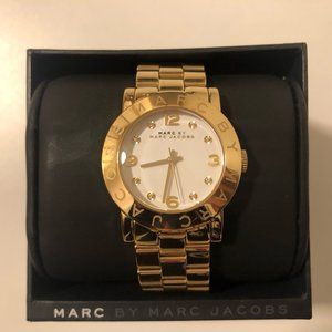 Marc Jacobs | Accessories | Marc By Marc Jacobs Gold Mini Amy Watch ...